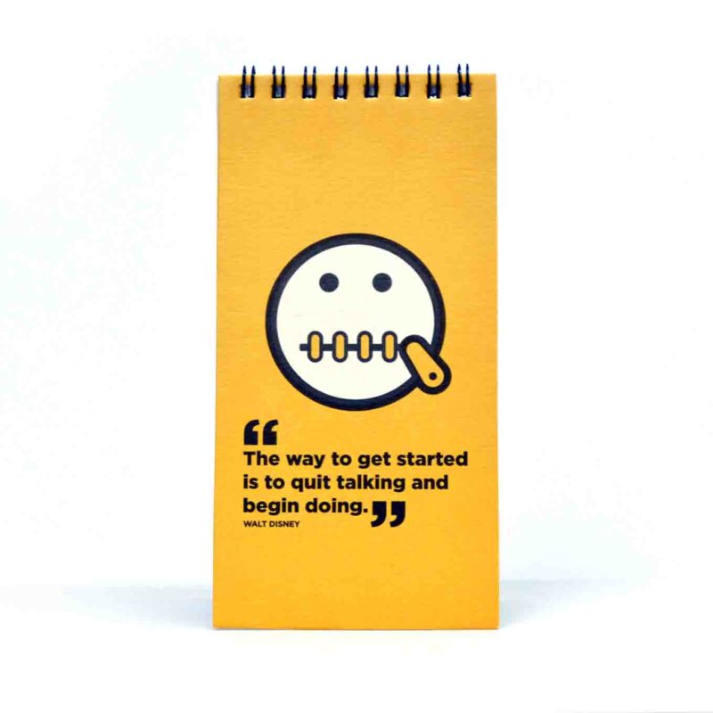 Pocket Reporter Notebook, Quit Talking, 3x6in 80 pages - PAPERWORK